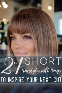 21 Short Hairstyles with Bangs to Inspire Your Next Cut