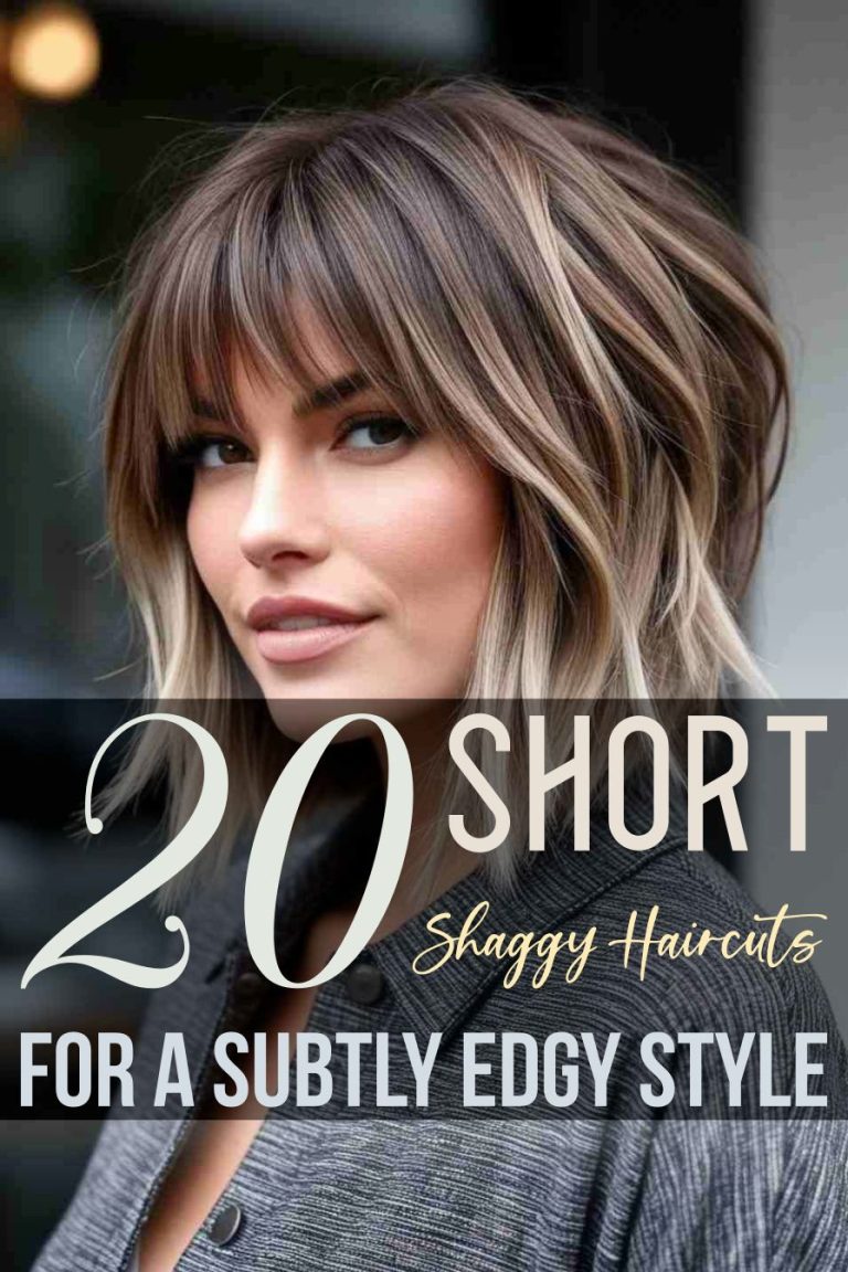 20 Short Shaggy Haircuts for a Subtly Edgy Style