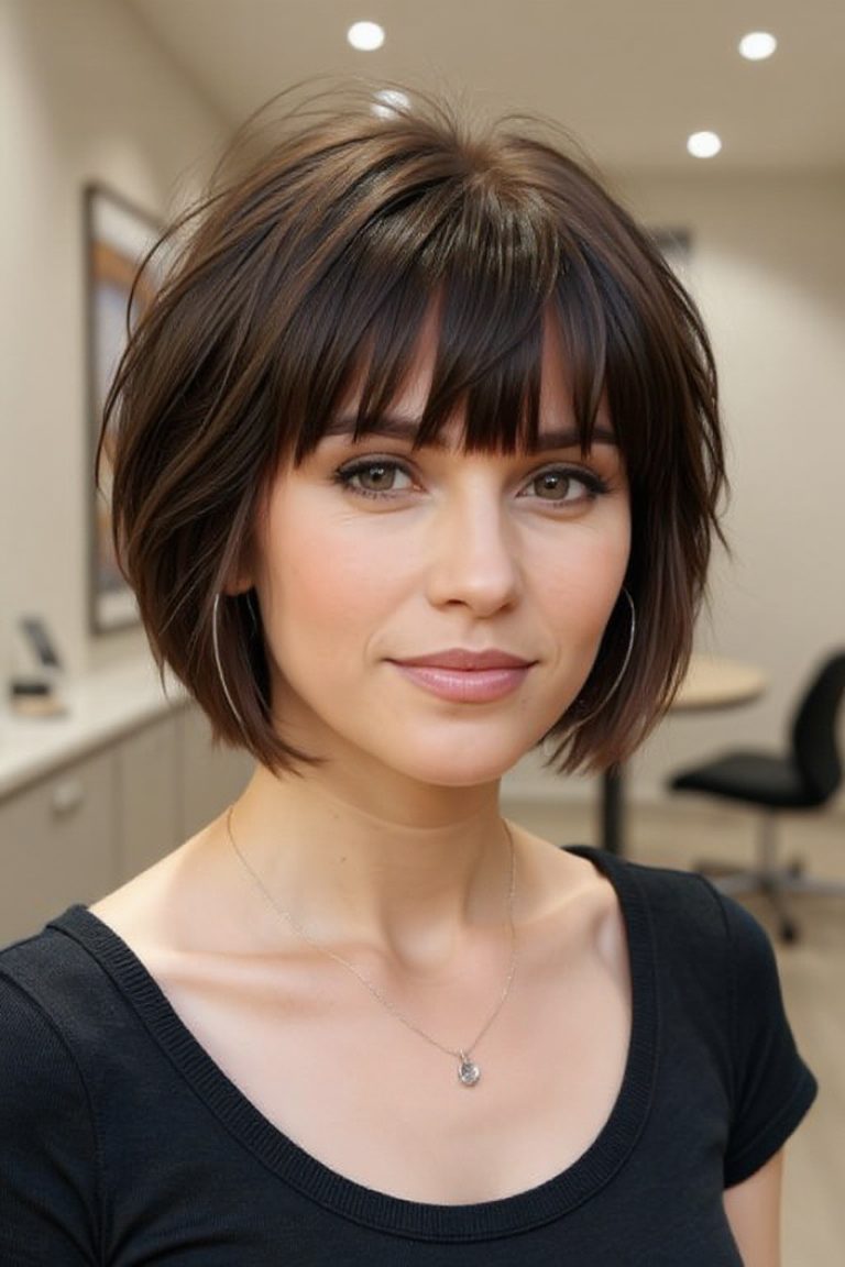 13 Short Hairstyles with Bangs That Prove Less Really Is More