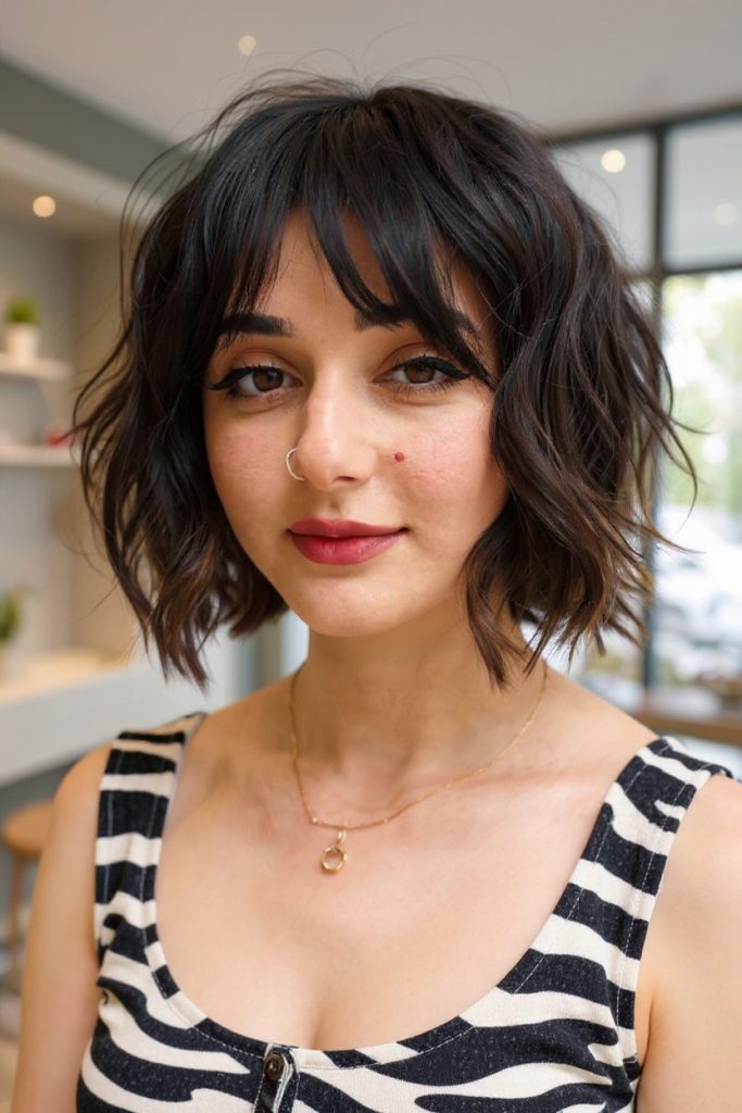13 Short Hairstyles with Bangs That Prove Less Really Is More