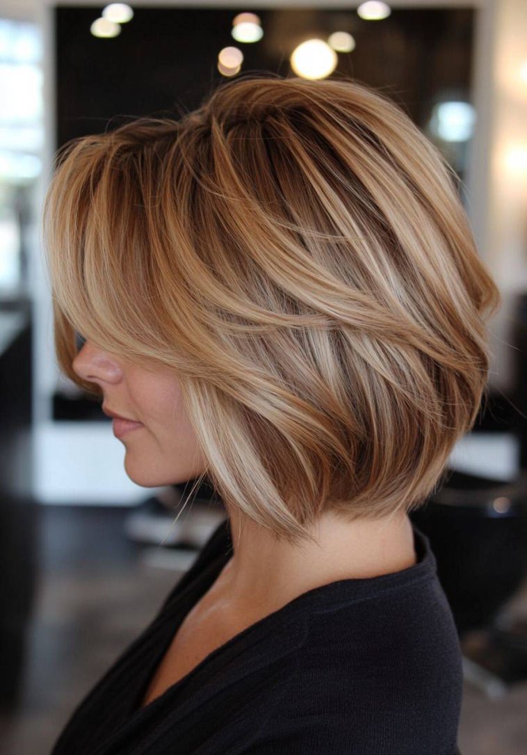 14 Layered Bob Hairstyles That Will Add a Touch of Elegance to Any Outfit