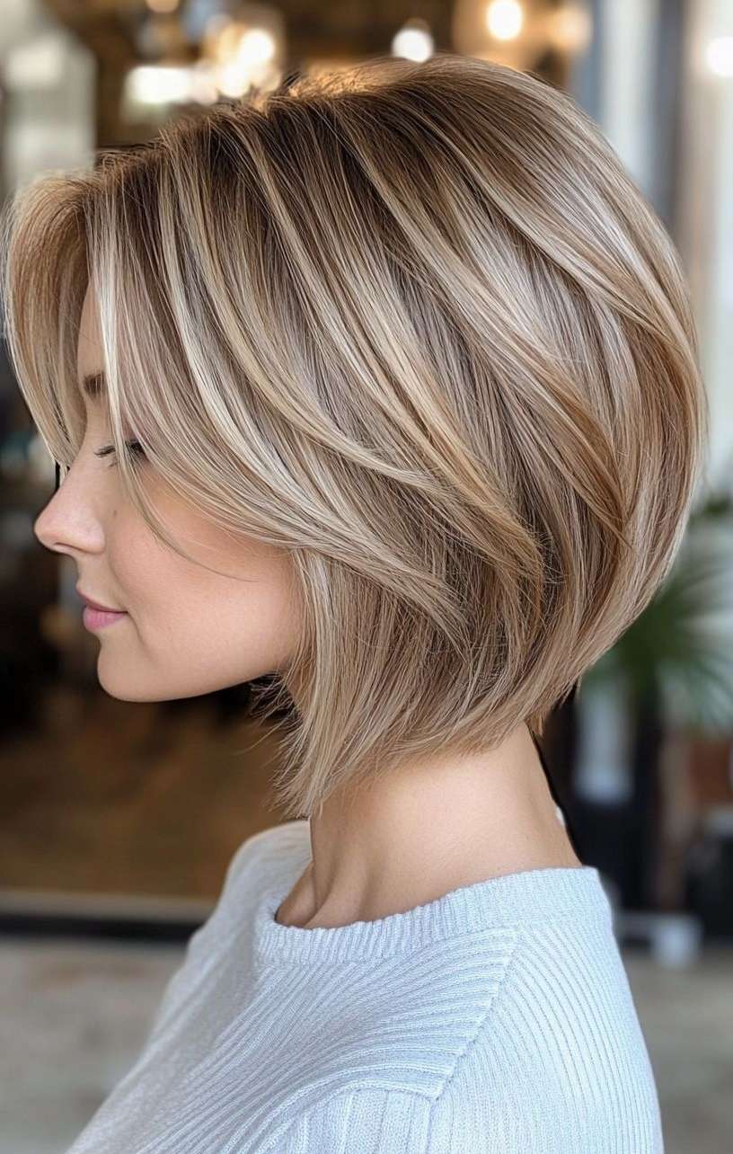 14 Layered Bob Hairstyles That Will Add a Touch of Elegance to Any Outfit