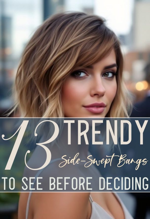 13 Trendy Side-Swept Bangs to See Before Deciding